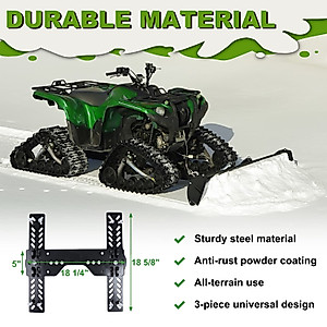 vikofan ATV Universal Snow Plow Kit 105745 Plow Mount Brackets