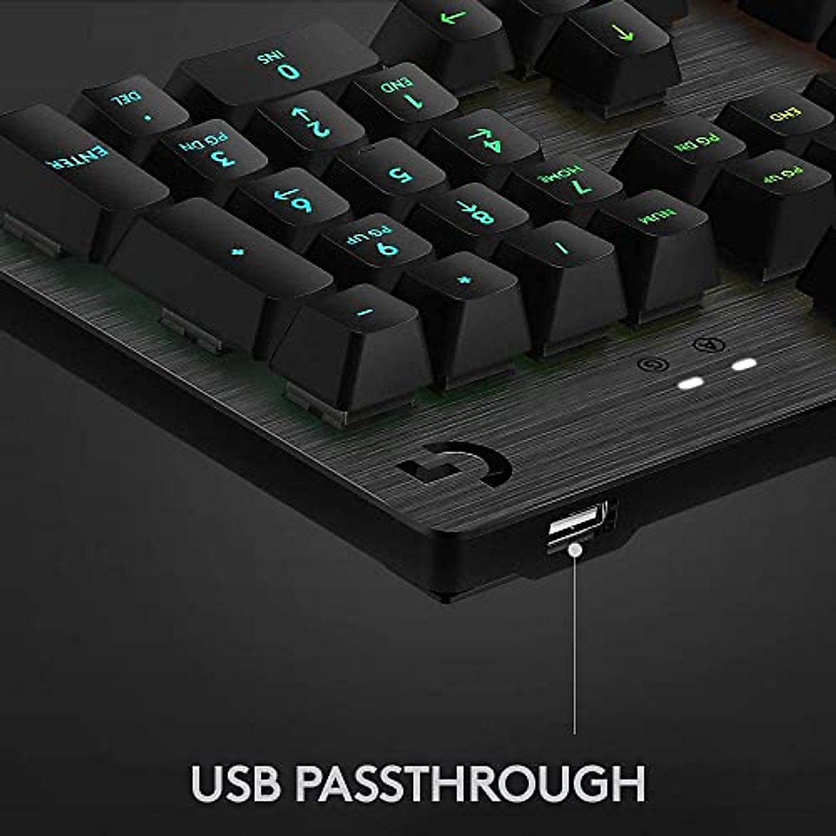 Logitech G513 Carbon RGB Backlit wIRED Mechanical Gaming Keyboard with GX Blue Clicky Key Switches LIGHTSYNC Technology Memory Foam Comfort (Carbon) (Renewed)