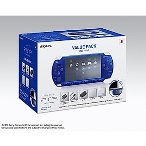 PSP "PlayStation Portable" Value Pack Metallic Blue (PSPJ-20003) [maker production end]