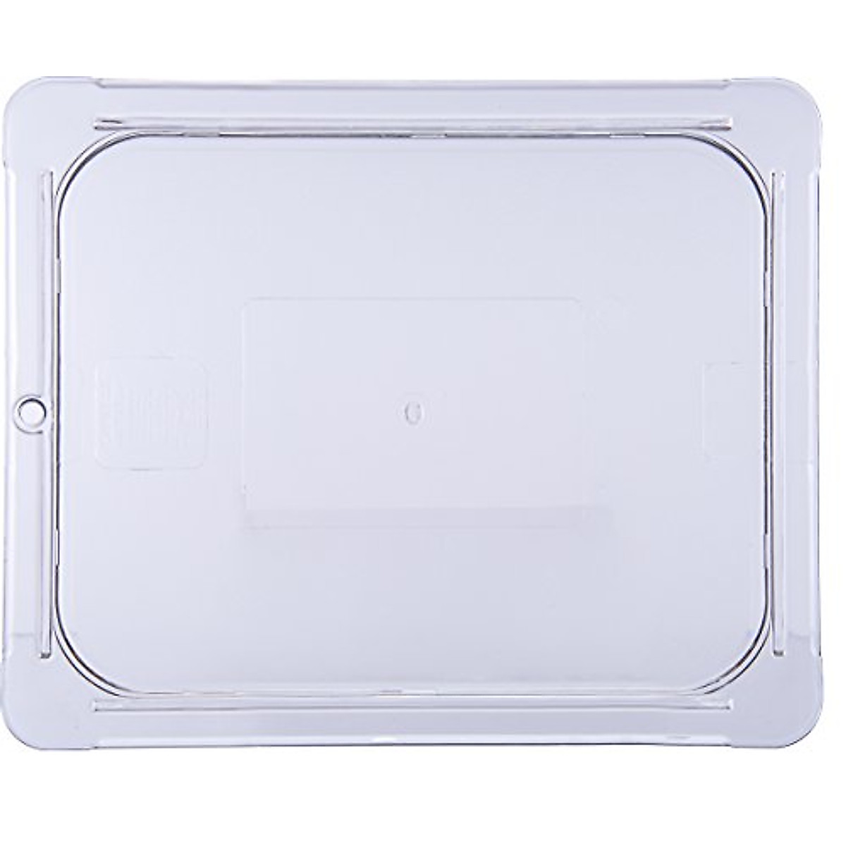 Carlisle FoodService Products 10236U07 StorPlus Half Size Polycarbonate Universal Flat Surface Food Pan Lid, Clear