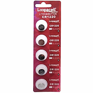 LOOPACELL 5 Button Cell Remote FOB Key KEYLESS CR1220 Batteries