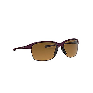 Oakley womens Oo9191 Unstoppable Sunglasses, Raspberry Spritzer/Brown Gradient Polarized, 65 mm US