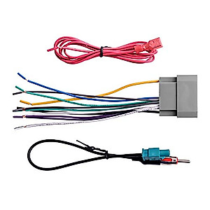 RDBS Aftermarket Radio Wiring Harness Adapter Fit for Some Jeep Dodge Chrysler Modles Car Stereo Wire Harness Antenna Plug