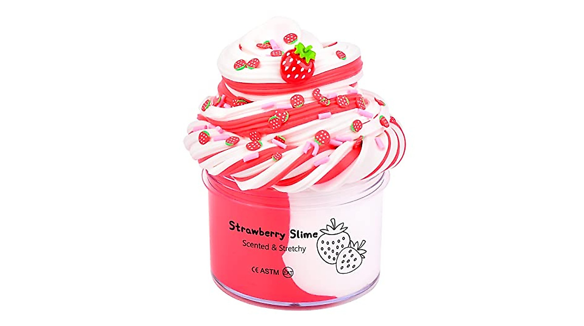 CIOAIWAE Strawberry Butter Slime Kit - 7oz Fun for Kids