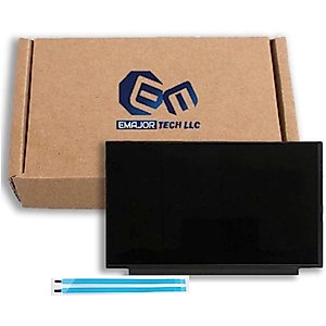 EM EMAJOR TECH New Screen Replacement for ASUS ROG G14 GA401I GA401Q GA401QM 1920X1080 144Hz FHD Non-Touch LCD LED Display with Set of Adhesive Tape