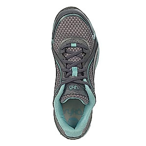 Ryka womens Sky Walking Shoe, Frost Grey/Aqua Sky/Iron Grey, 8.5 Wide US