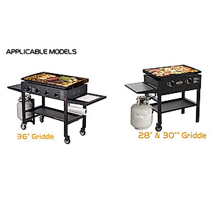 Grease Cup Drip Catcher Cup for Blackstone Griddles Accessories, Grill Collection Pan Drip Tray Replacement Part for Blackstone 28 inch 36 inch Professional Flat Top（1pan+12liners）