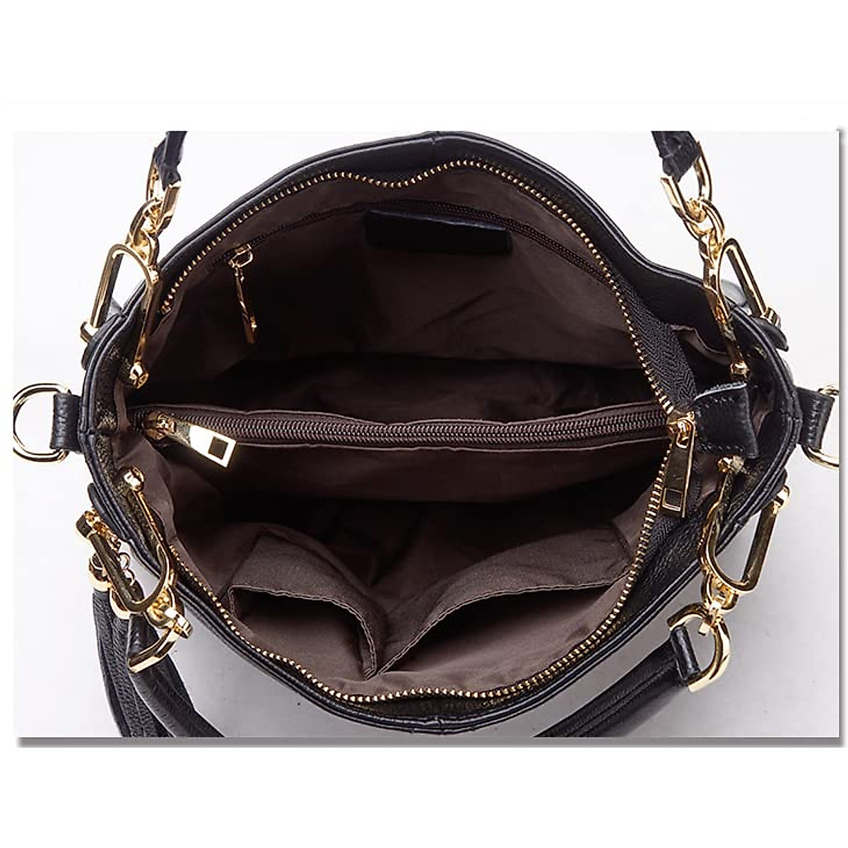 Ladies Large Shoulder Bag Faux Leather Wallet Multi Pocket Work Bag Designer Tote Bag