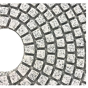 1Pc 7 inch Diamond Polishing Pad Wet/Dry Tile Polishing Pad for Grinder,for Concrete Marble Quartz Stone Countertop Granite Polishing. (Grit 30)