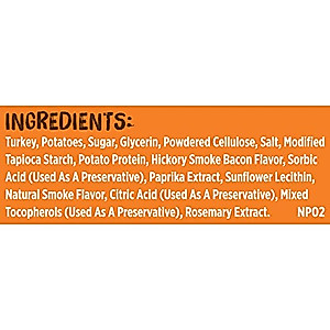 Rachael Ray Nutrish Turkey Bites Turkey Recipe With Hickory Smoke Bacon Flavor Dog Treats, 12 oz. Pouch