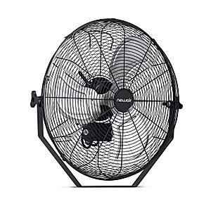 NewAir 18” Outdoor High Velocity Wall Mounted Fan with 3 Fan Speeds and Adjustable Tilt Head, NIF18WBK01