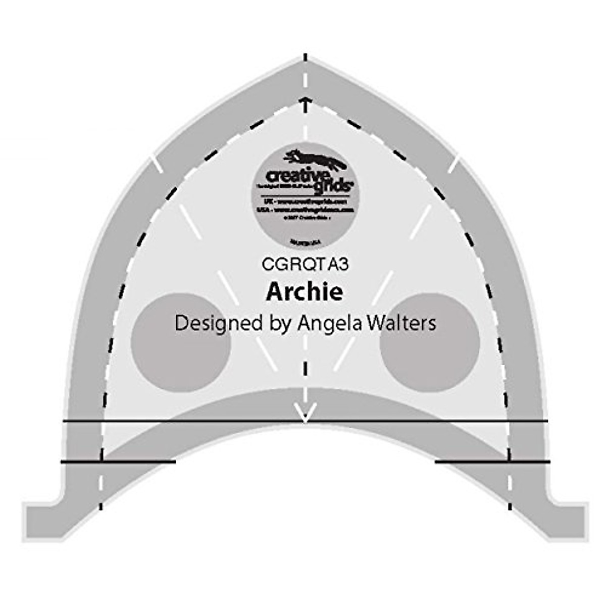 Creative Grids Machine Quilting Tools Rulers - Taj, Elvira, Chevy, Squiggy, Shorty, Slim, Archie