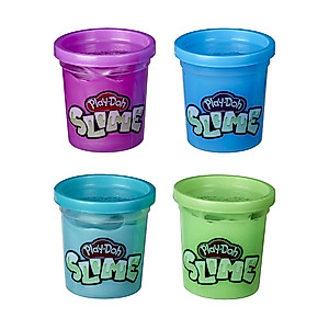 Play-Doh Foam and Play-Doh Slime Kit: Super Cloud Slime, HydroGlitz, Super Stretch, and Krackle 13 Multipack Bundle of Cool Colors, Kids Party Favors, Non-Toxic (Amazon Exclusive)