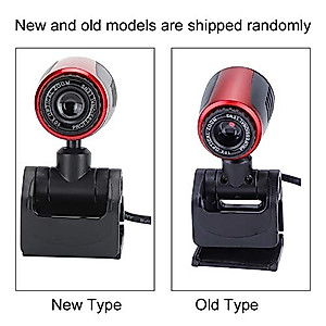 ASHATA Webcam 0.3MP, USB2.0 Web Camera Cam with MIC 360° for Computer PC Laptop for Skype/for MSN for Windows 2000 / XP / win7 / win8 / win10 / Vista 32bit