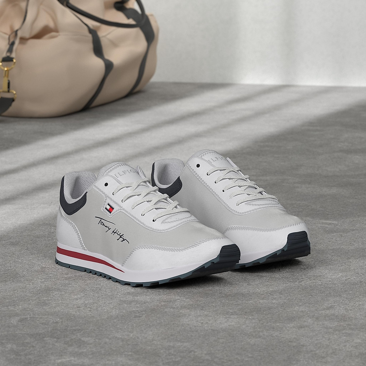 Tommy Hilfiger Laces White/White/Navy 11 M