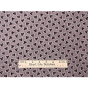 FlashPhoenix Quality Sewing Fabric – Black White Leaves Leaf Criss Cross Floral 100% Cotton Fabric 36x44 Inch by The Yard