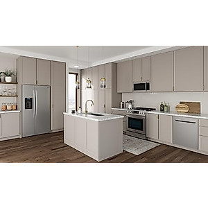 Kenmore 46-51805 Counter-Depth Side Refrigerator/Freezer with Stainless Steel, Water Dispenser, Ice Maker, Quiet and Energy Efficient Inverter Compressor, 36 Inch