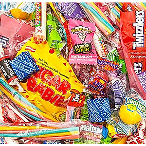 Candy Assortment Box 5 Pounds Tootsie Rolls, JOLLY RANCHER, DOTS, TWIZZLERS, Smarties, Blow Pops Lollipops, Lemonheads, Variety Pack