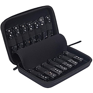 Pocket Knife Display Case with 14 Slots, Knife Case, Folding Knife Holder Organizer, Butterfly Knife Storage Carrier, Knives Collection Protector for Survival Tactical Outdoor EDC Mini Knife