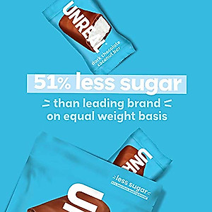 UNREAL Dark Chocolate Coconut Bars (40 Mini Bars) | Vegan, 3g Sugar, & 3 Simple Ingredients | Non-GMO, Gluten Free, & Fair Trade | .53oz each