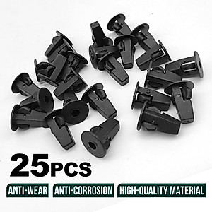 25pcs Fender Liner Screw Grommet Replacement Compatible with Toyota Tacoma Tundra, Bumper Cover Clips Grommet Screw Retainer Fastener Rivet 90189-06214