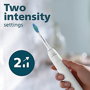 Philips Sonicare Power Toothbrush, Rechargeable Electric Toothbrush with Pressure Sensor, White