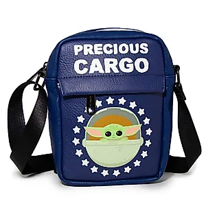 Star Wars Bag, Crossbody, the Mandalorian, the Child, Baby Yoda Precious Cargo, Vegan Leather