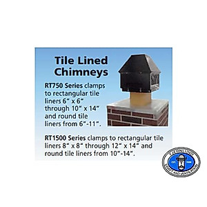 Tjernlund RT750H Fireplace Chimney Fan ,black