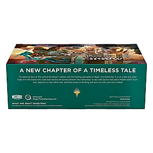 Magic: The Gathering The Lord of The Rings: Tales of Middle-Earth Draft Booster Box - 36 Packs + 1 Box Topper Card