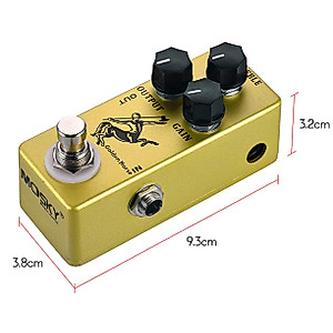 YMUZE Moskyaudio Golden Horse Guitar pedal with Overdrive Function