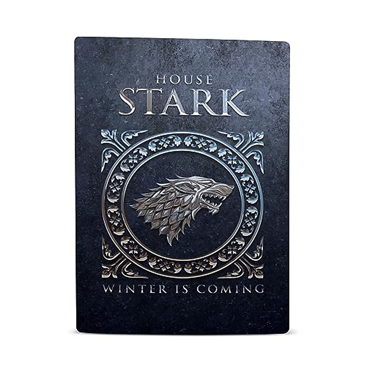 Head Case Designs Officially Licensed HBO Game of Thrones House Stark Sigils and Graphics Vinyl Faceplate Sticker Gaming Skin Decal Cover Compatible With Sony PlayStation 5 PS5 Digital Edition Console
