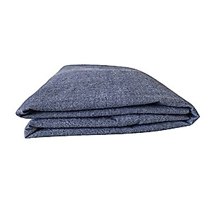 EVOLIVE 100% Cotton Pre-Washed Melange Grey Body Pillow Cover/Case 21"x 54" with Zipper Closure (Neutral Grey, 21“x54)