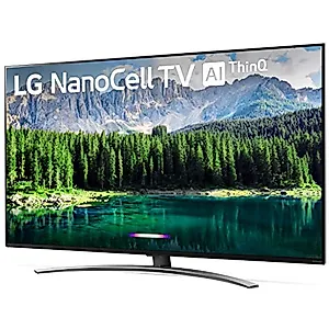 LG 55SM8600PUA Nano 8 Series 55" 4K Ultra HD Smart LED NanoCell TV (2019), Black