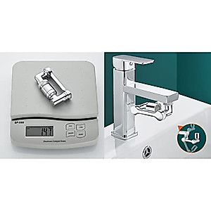 Faucet Extender for Kitchen Sink Universal,Faucet Extender for Bathroom Sink Brass,Splash Filter Faucet Extender,2 Water Outlet Modes,for Bathroom