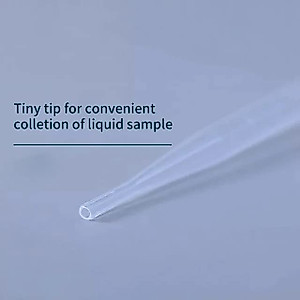 BIPEE 1ml（100pcs） Disposable Plastic Eye Dropper Transfer Pipettes Disposable Essential Oils Pipettes Calibrated Dropper Suitable for Science Laboratory, DIY Art