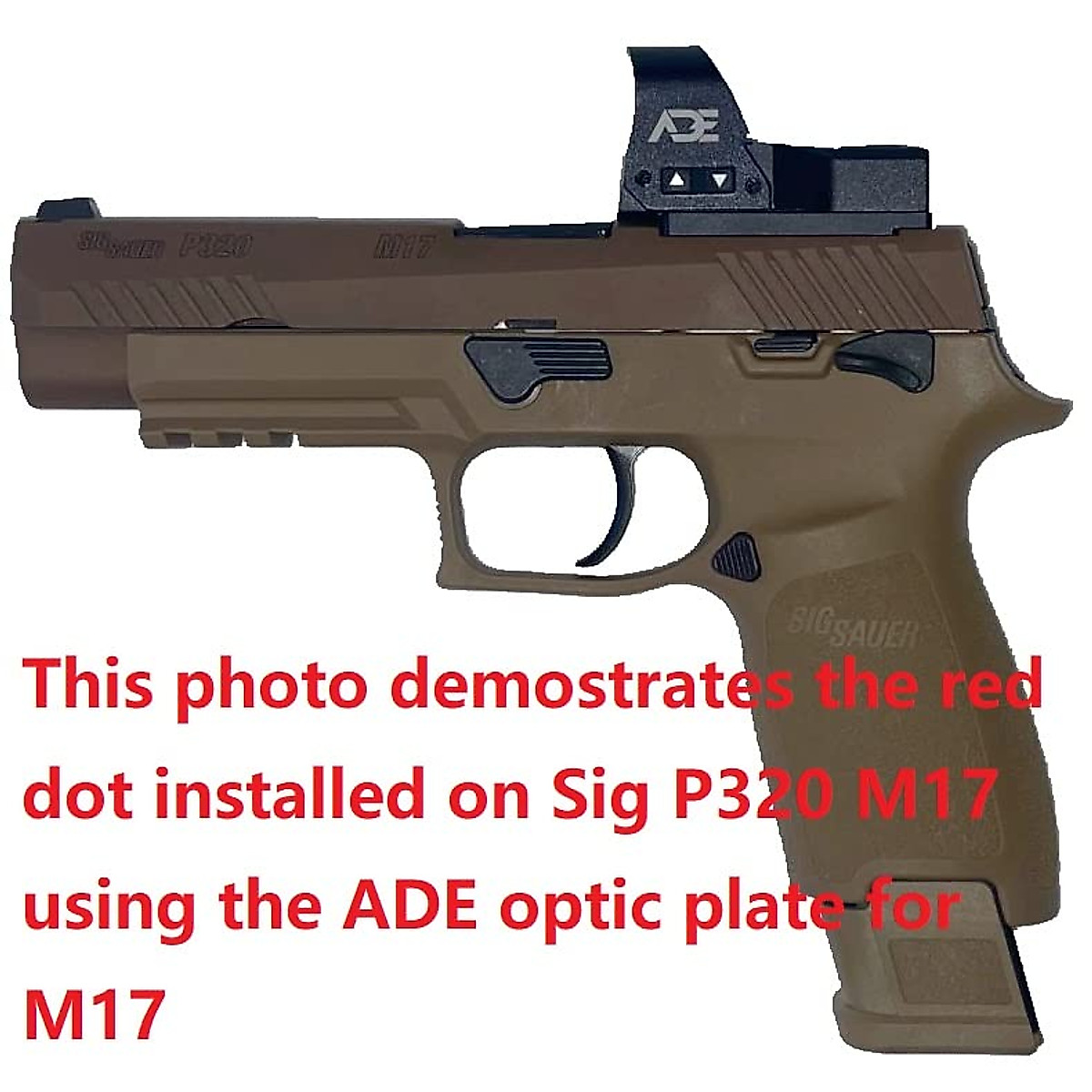 ADE Pro Series Motion Activated System IP7 Waterproof Zantitium PRO(RD3-015-PRO) Red Dot with 2 MOA Dot and 32 MOA Circle Multi Reticle System