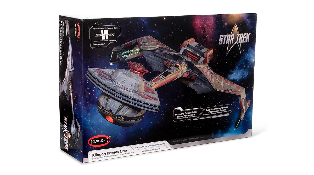 Star Trek Klingon Kronos One Model Kit - 1:350 Scale with Features