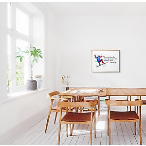 Dignovel Studios 13X19 Unframed Snowboard Sports Do Not Let What You Cannot Do Interfere Quotes Watercolor Art Print Inspirational Wall Art Housewarming Office Home Decor DN557