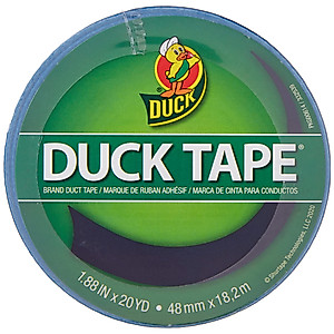 Duck Brand 1304959 Color Duct Tape, Single Roll, Blue