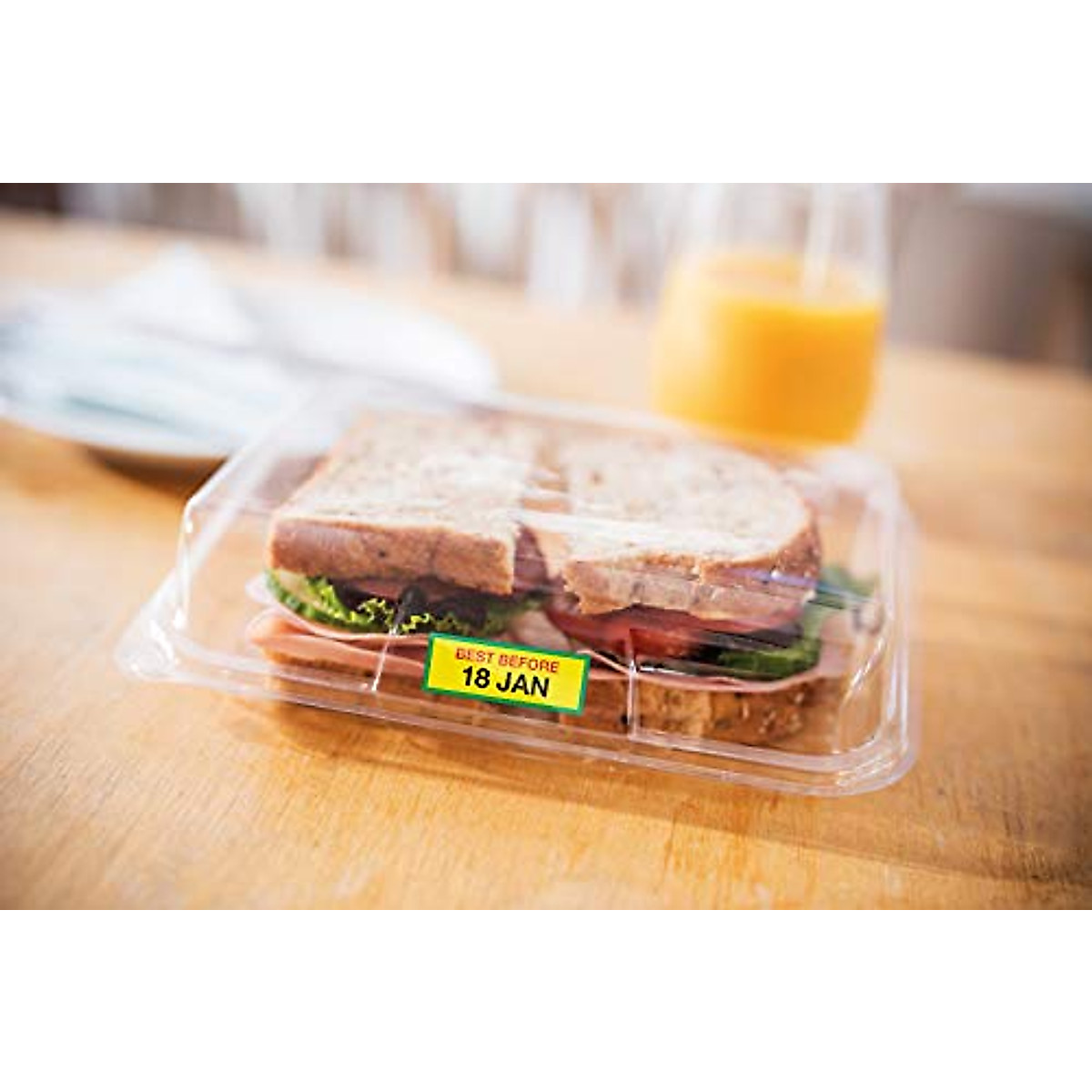 Brother Genuine CZ-1003 Continuous Length ¾” (0.75”) 19 mm Wide x 16.4 ft. (5 m) Long Label roll Featuring Zero Ink Technology, CZ1003