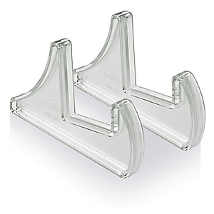 Acrimet Pocket File Holder Vertical Design Brochure Display (for Wall Mount or Countertop Use) (Removable Supports Included) (Letter Size) (Black Color)