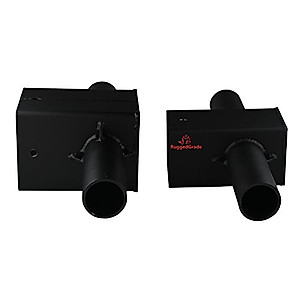 RuggedGrade Double Tenon Adapter for 4 inch Square Pole - Light Pole Adapter for Slip Fit