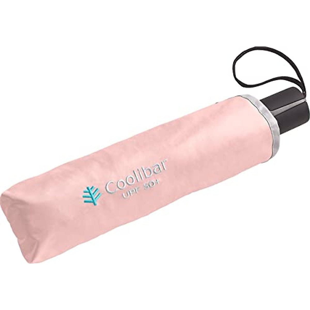 Coolibar UPF 50+ 42 Inch Sodalis Travel Umbrella - Sun Protective (One Size- Light Rose)