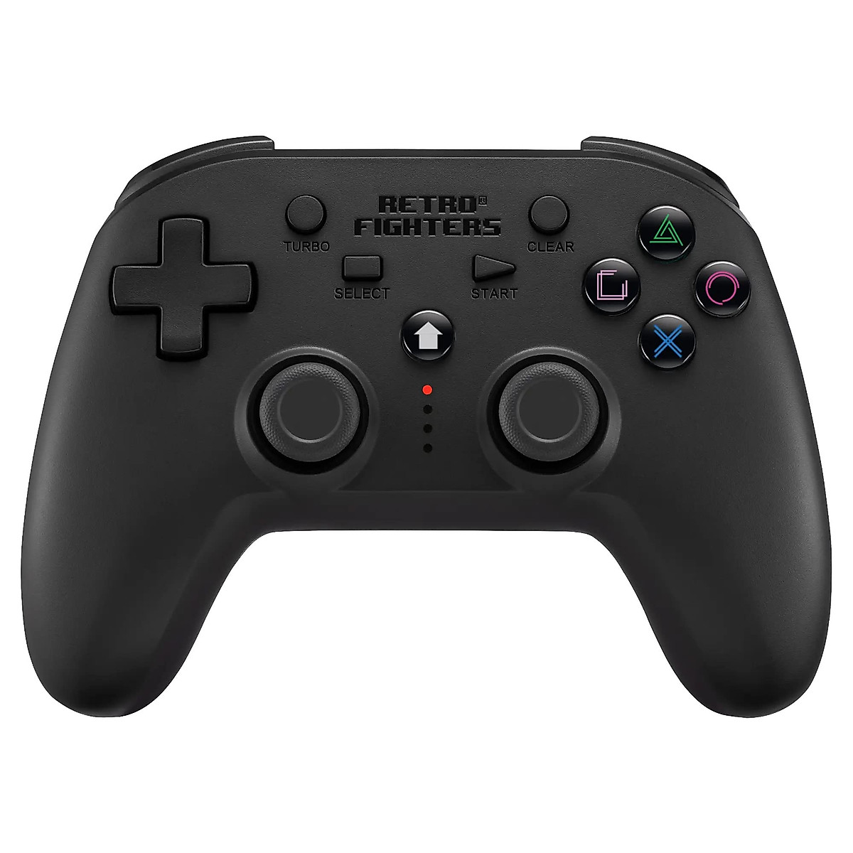 Retro Fighters Defender Next-Gen PS1 - PS2 - PS3 - PS Classic - Switch & PC Compatible Wireless Controller, Black