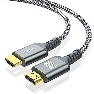 IIABC 4K HDMI Cable 3.3FT 1Pack, High Speed 18Gbps HDMI 2.0 Braided Cable,4K 60Hz HDR, HDCP 2.2, 1080p, 2160P, Ethernet, 3D, Audio Return(ARC) Compatible for Monitor PS 4/3 HDTV 4K Fire Netflix