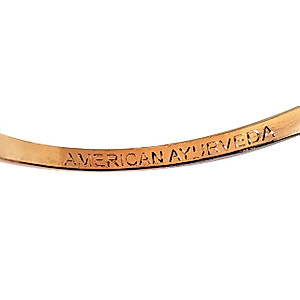 American Ayurveda 100% Pure Copper Jointless Bangle Bracelet 2.25 Inch Inner Diameter for Men/WomenSikh Sardar Punjabi Kada