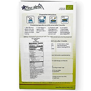 Fleur Alpine Beby Cereal for Babies from 5 months 175g from Germany (Oatmeal)