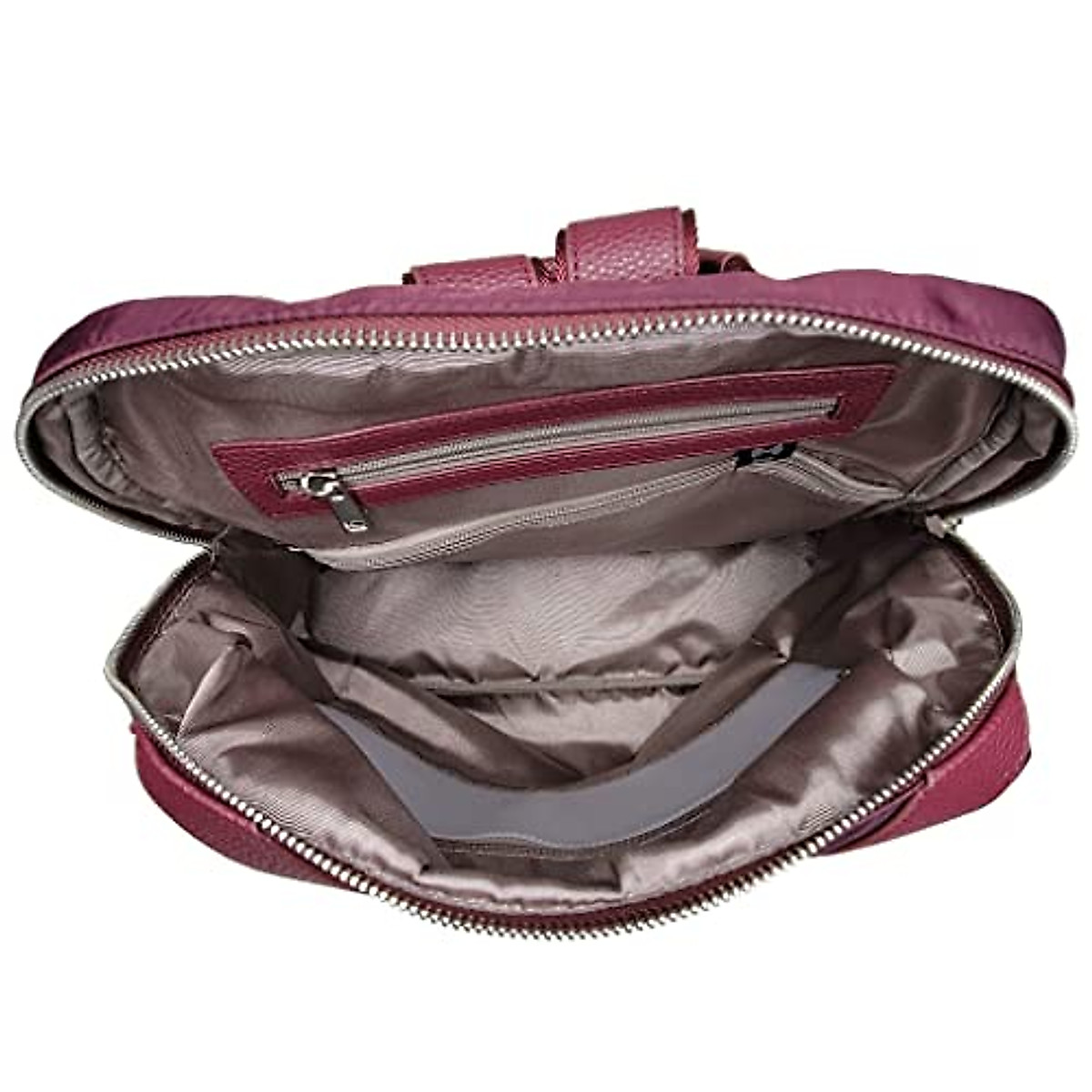 V-Style Convertible Backpack Purse (Purple Haze) (Purple)
