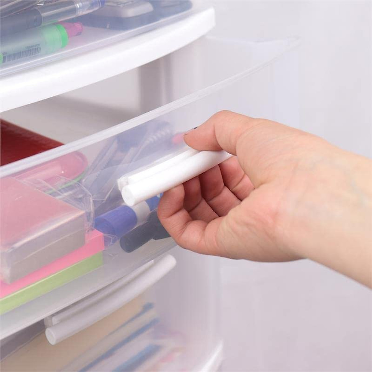 MQ Eclypse 7-Drawer Plastic Storage Unit in White