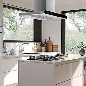 Empava 24" Gas Cooktop in Black Tempered Glass with 4 Burners 24XGC28